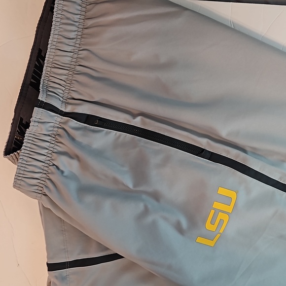 Nike | Pants | Nike Mens Drifit Lsu Gray Toggle Hem Athletic Jogger ...